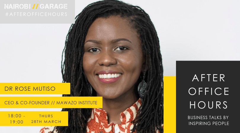 After Office Hours with Dr Rose Mutiso - Nairobi Garage