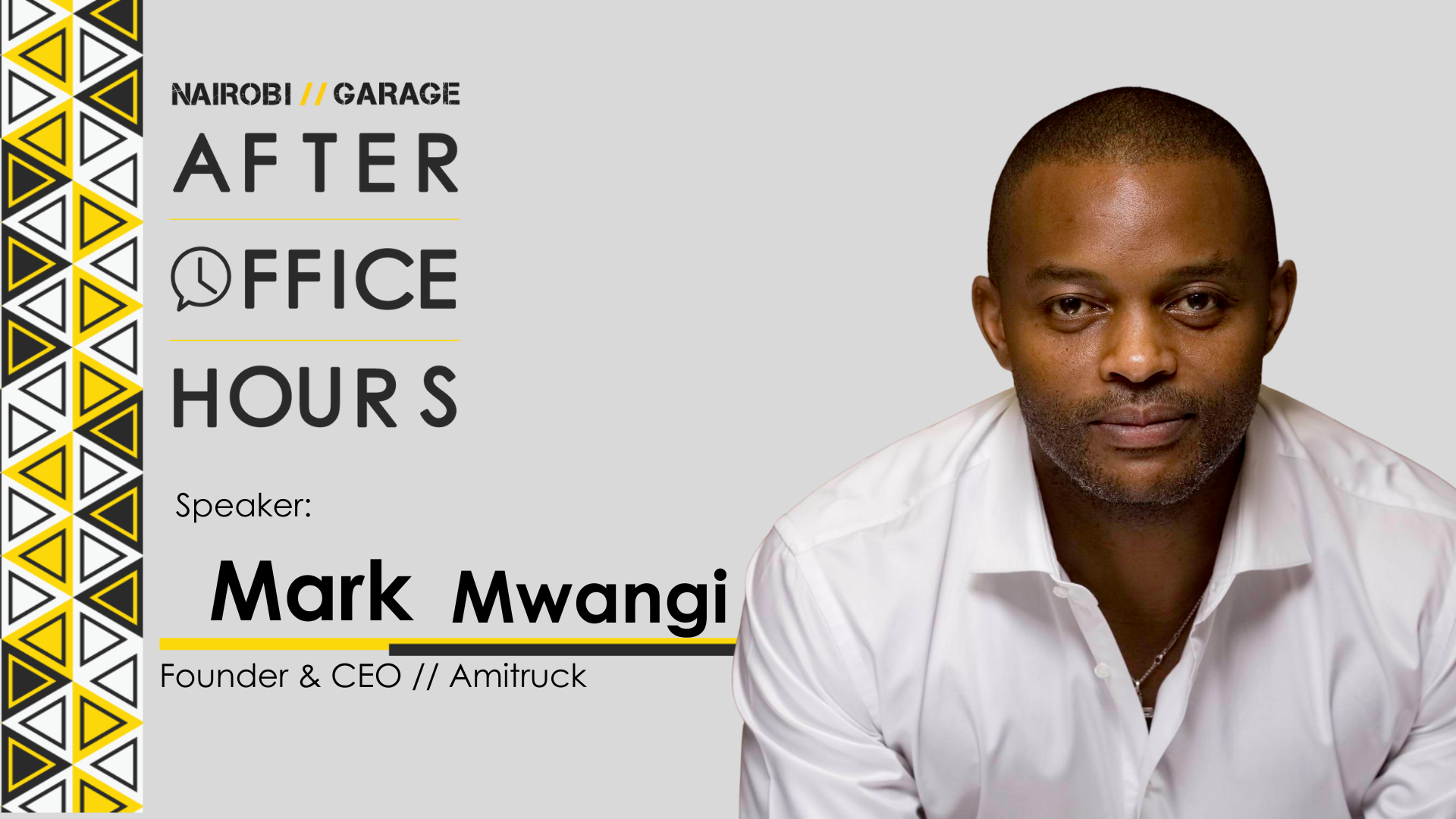 After Office Hours with Mark Mwangi, CEO Amitruck - Nairobi Garage