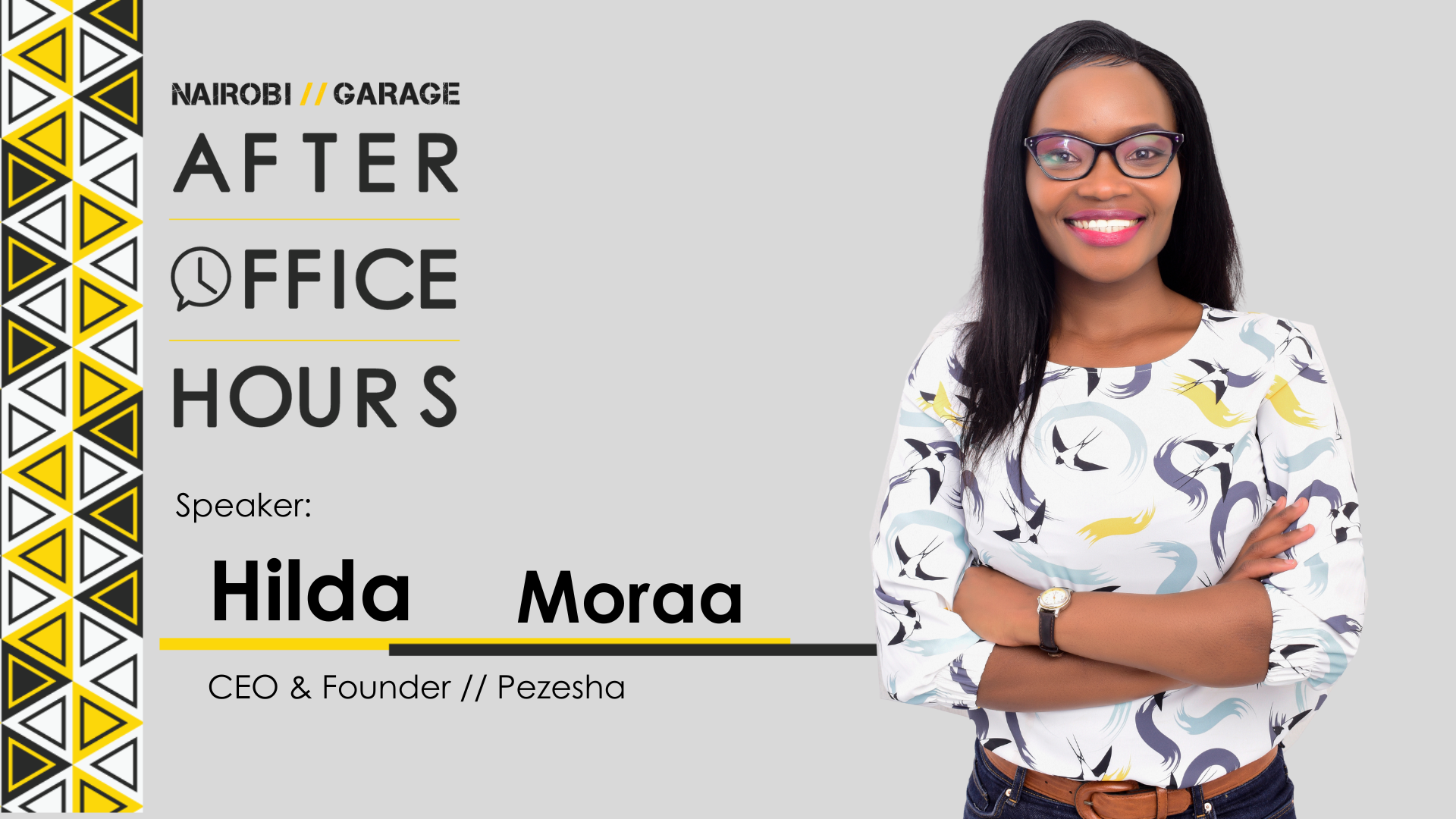 After Office Hours with Hilda Moraa CEO Pezesha - Nairobi Garage