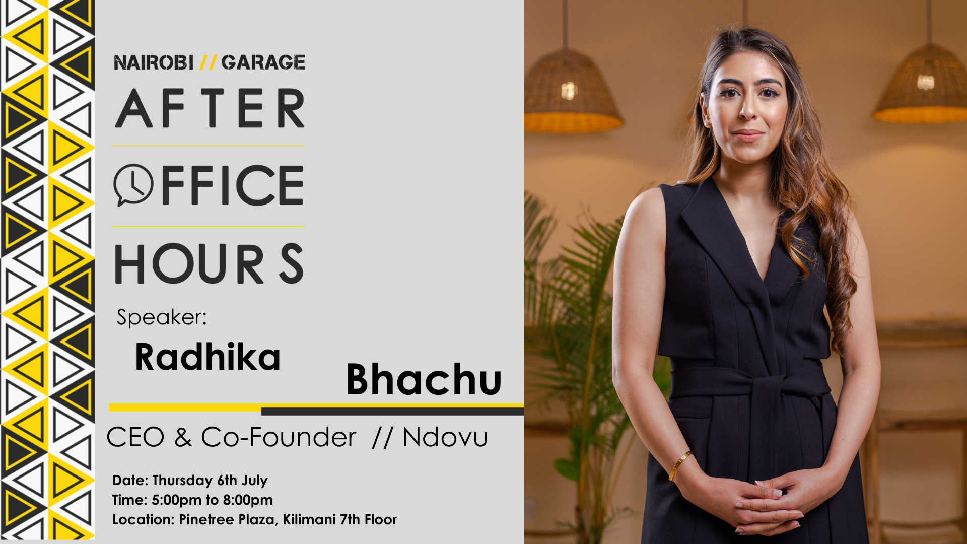 After Office Hours with Radhika Bhachu, co-founder Ndovu - Nairobi Garage